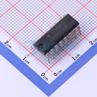 单稳态多谐振荡器 CD74HCT123E PDIP-16 TI/德州 电子元器件配单