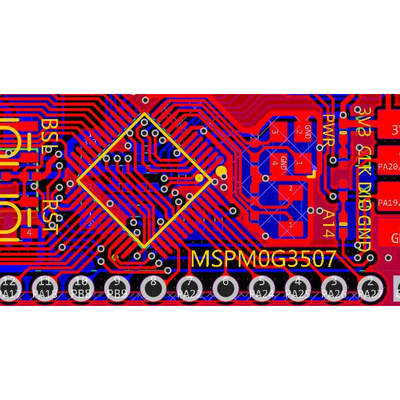 MSPM0G3507开发板电路图PCB MSPM0原理图 W25Q32 CH340E CJA1117