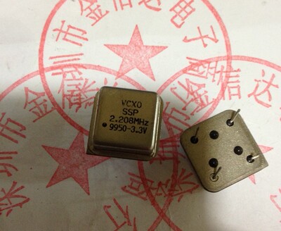 现货 2.208MHZ 直插 正方形 压控 晶振 半尺寸 VCXO 2.208M DIP-8