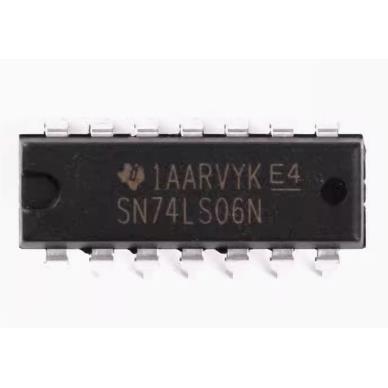 原装正品 直插 SN74LS06N 逻辑 - 栅极和逆变器/反相器 DIP-14