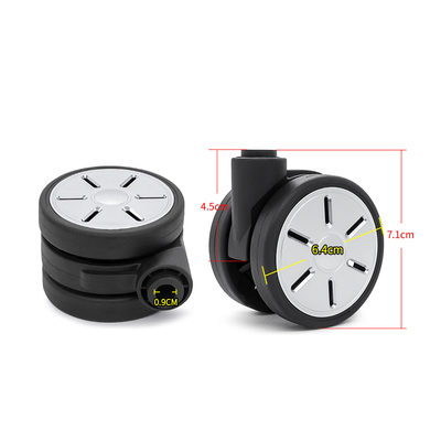 W238#拉杆箱静音轮维修 日默瓦rimowa行李箱轮子替换 64MM拆卸轮