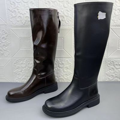 高品质新款加绒保暖高筒长靴女靴