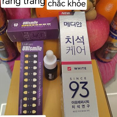 Combo 2sp serum tim & kem danh trang rang 93 HQ sach thom