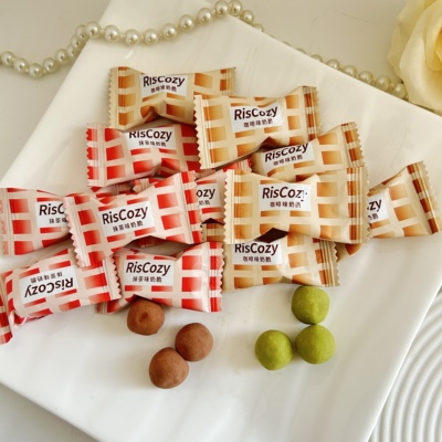 英国RisCozy瑞可滋咖啡味奶脆/抹茶味奶脆结婚喜糖网红休闲小零食