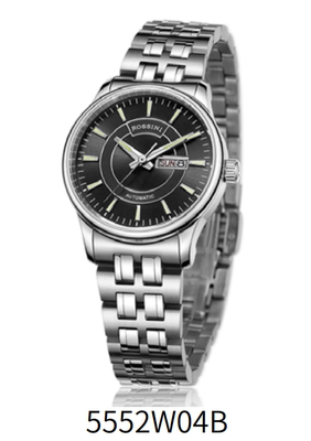 罗西尼表5552W04B双日历手表夜光背透自动机械女表全国联保