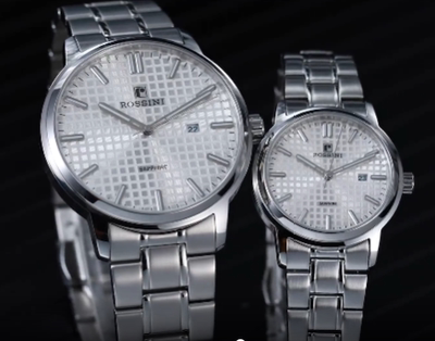 罗西尼表50097/50098W01启迪系列手表特价商务情侣表全国联保