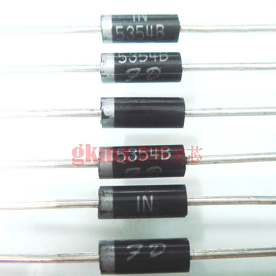 硅齐纳稳压二极管1N5354B(5W/17V/直插D2A) 10个10元
