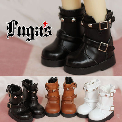 1/6|6分BJD鞋子.punk风铆钉搭扣机车靴（3色）YOSD.ai.ae.dz.as