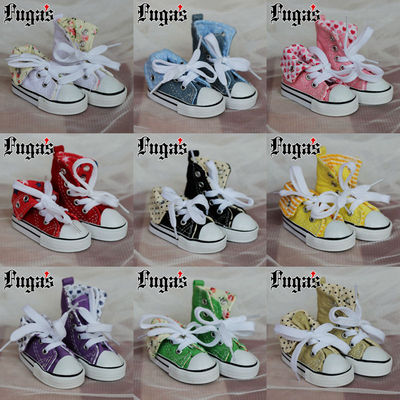 BJD娃娃鞋子.两穿帆布鞋(12色).1/3 1/4 1/6 叔 SD MSD YOSD DD