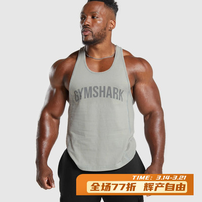 夏天收官力作 GYMSHARK Heritage 做旧运动跨栏吊带背心健身训练