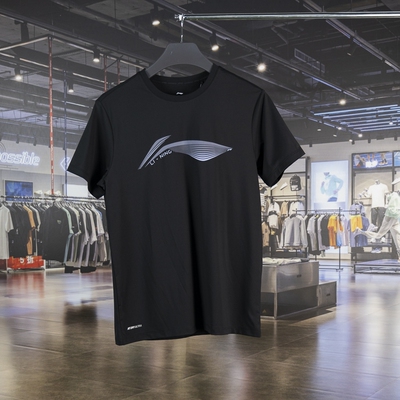 李宁短袖男子排湿速干T恤