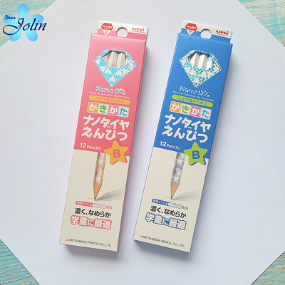 三菱uni钻石芯学生写字木头铅笔