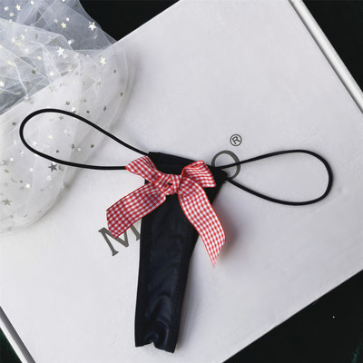 蝴蝶结一根线少女比基尼丁字裤女