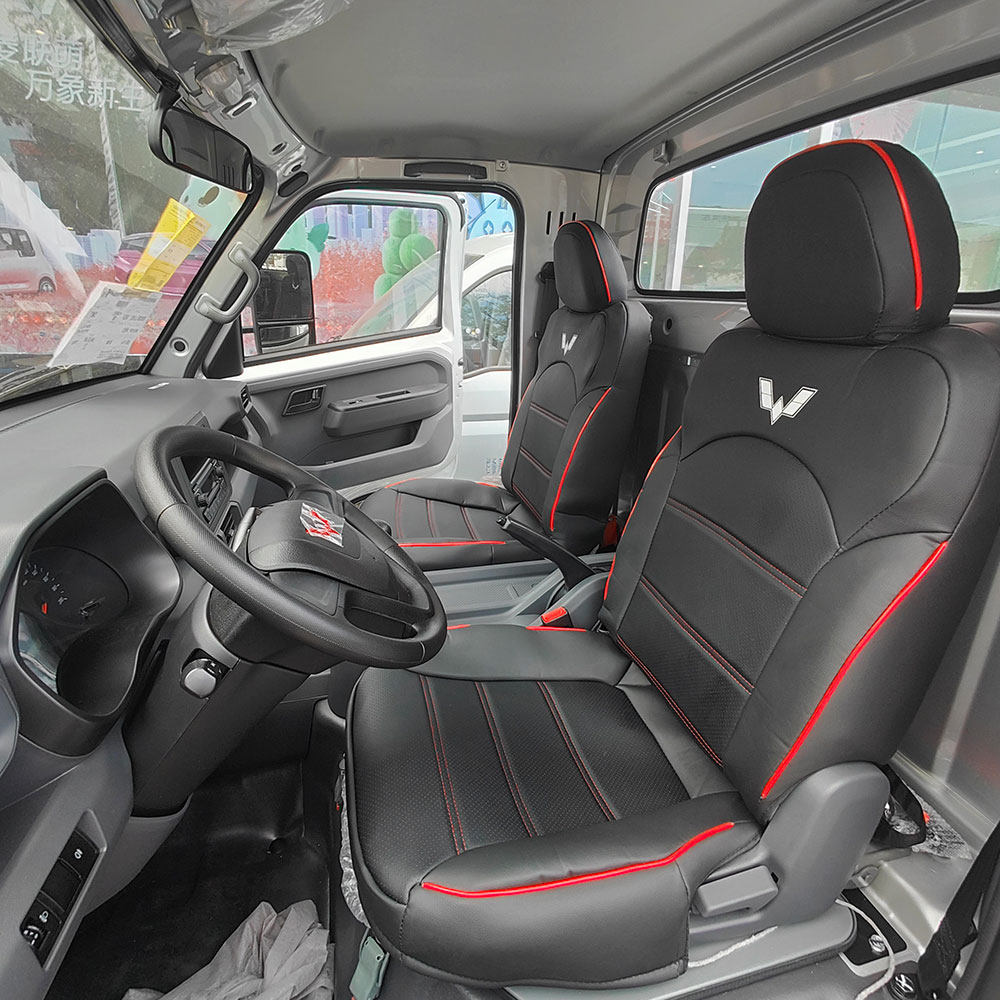 五菱龙卡荣光新卡座套ev50之光荣光s小卡单双排全包四季货车坐垫_虎窝淘