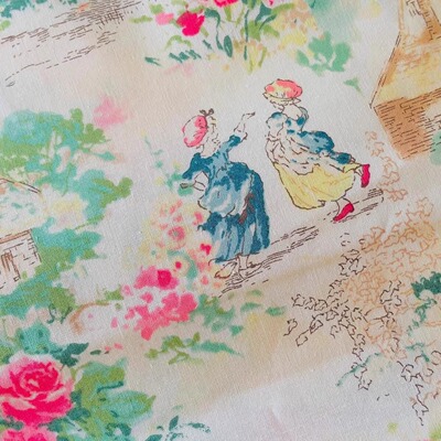 日本进口棉布 English Village 山野姑娘 2色 拼布组