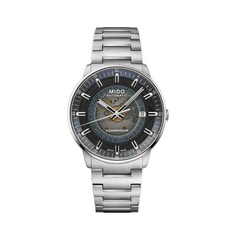 美度MIDO-指挥官系列 M021.407.11.411.01幻影款半透自动机械男表_虎窝淘