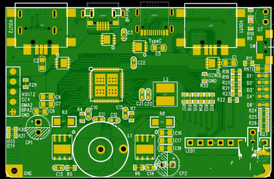 100W英集芯IP5389智能充电宝全套设计方案原理图PCB BOM固件PD3.0