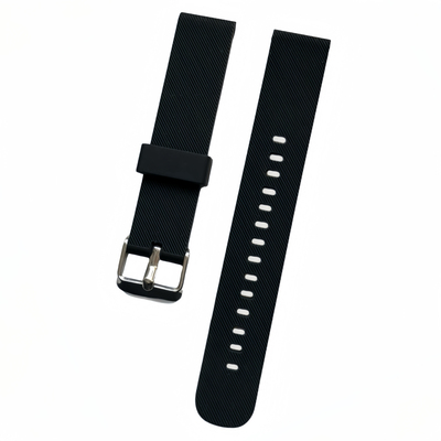 时刻美手表2427型号表带 配套同款表带 黑色表带配件16mm宽