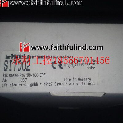 议价IFM SI1002 易福门流量监控器 SID10ADBFPKG/US-100-IPF￥