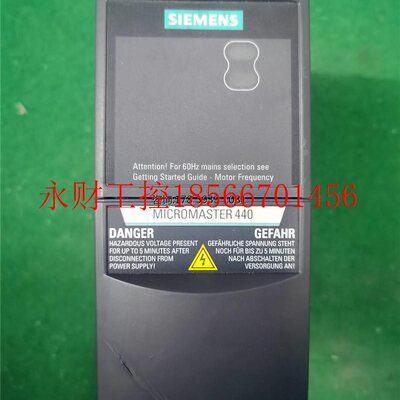 议价原装拆机西门子MM440变频器6SE6440-2UD21-1AA1 380v 1.1kw￥