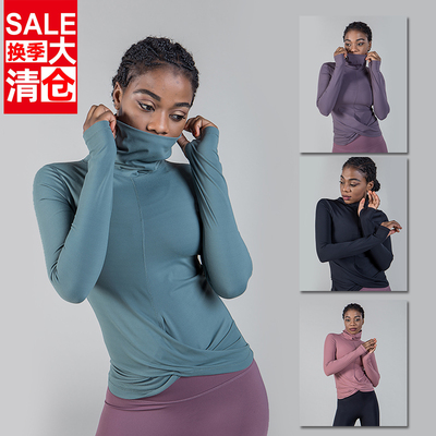 施颜秋冬上衣长袖瑜伽服