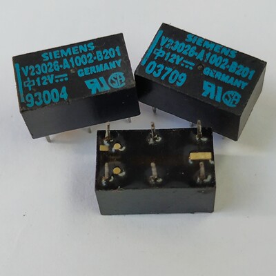 全新原装泰科旗下AXICOM继电器V23026-A1002-B201 12V 6脚