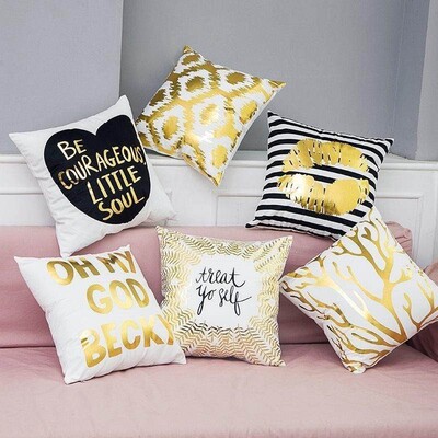 Blended Crown Cushion Cover Throw Pillow Case  Decor抱枕