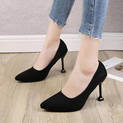 Student etiquette high heels girls spring professional shoes
