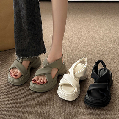 Sandals womens summer thick soled casual beach shoes Sandals