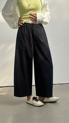 欧货NV99009夏季松紧腰休闲抗皱直筒阔腿显瘦九分裤女2026新款