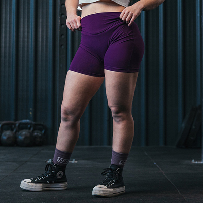 SBD健身跑步女款训练弹性短裤