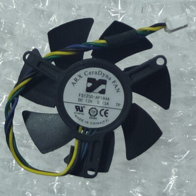 三巨FS1250-AP184A  0.15A 直径45mm  孔距39mm  4线静音显卡风扇