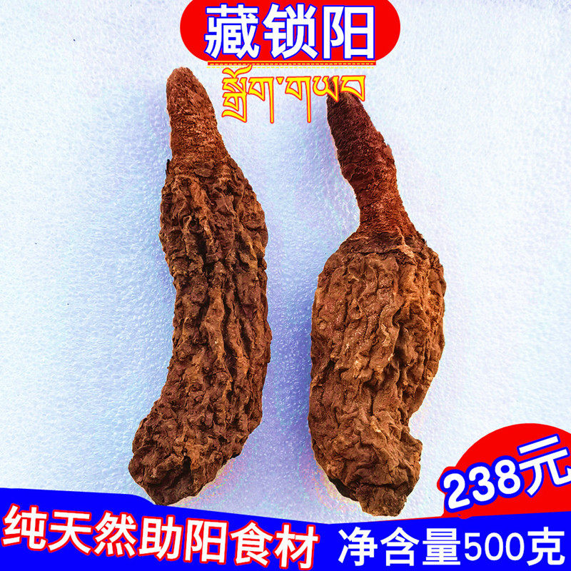 锁阳500g青藏高原野外不老草宜配生肉苁蓉男女性泡酒药可磨粉切片