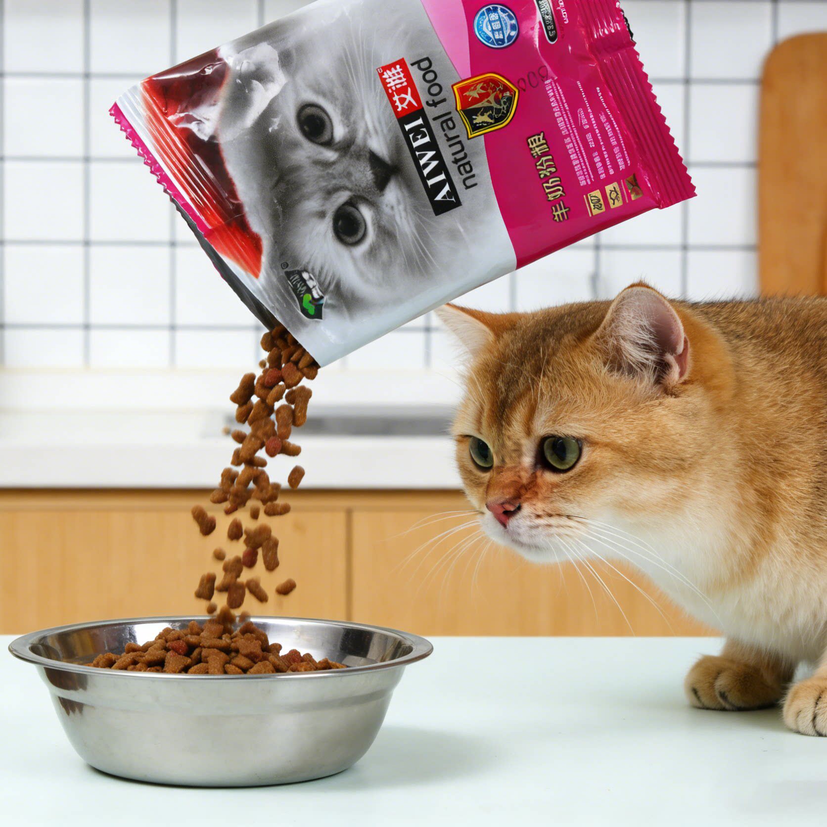 宠物粮艾维1号猫粮全价膨化粮成幼猫通用营养猫粮成幼猫营养补充