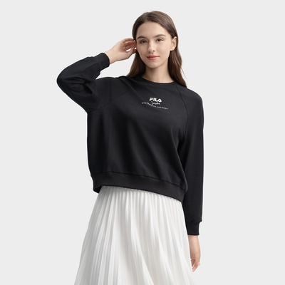 斐乐女士时尚休闲长袖针织套头衫