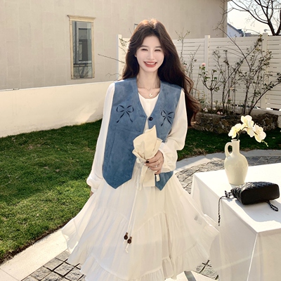 2026春装新款时尚百搭二件套套裙2C318--6613--P195K318