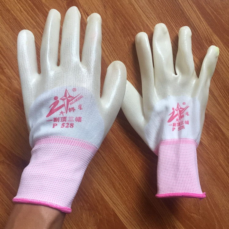 包邮正品牛郎星手套耐磨防滑PVC528浸胶手套加厚加大防水劳保手套
