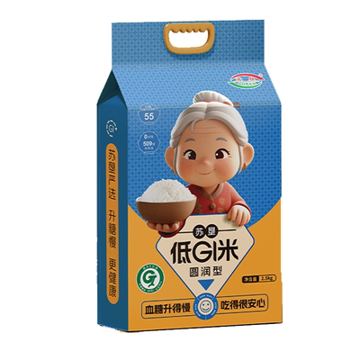 苏垦 低GI大米5斤 慢生糖大米 2.5kg