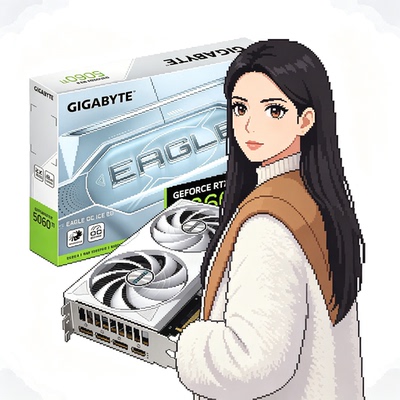 智灵同款 技嘉 RTX 5060Ti  DLSS4光追2K AI渲染剪辑台式电脑独显
