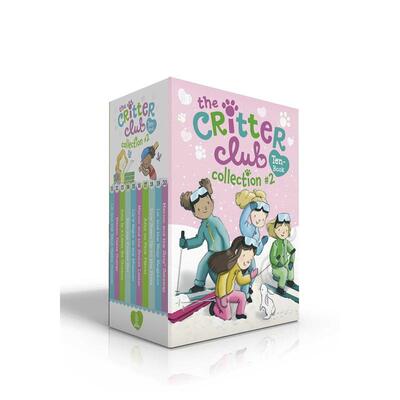 【预售】英文原版 德斯蒙德·科尔幽灵巡逻队十本书系列2 动物俱乐部盒装 Critter Club 2 初级儿童章节桥梁英语故事阅读 6-10岁