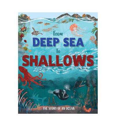 【预售】【自然之旅】从深海到浅滩：海洋的故事 【Nature's Journeys】From Deep Sea to Shallows 原版英文儿童绘本 善本图书