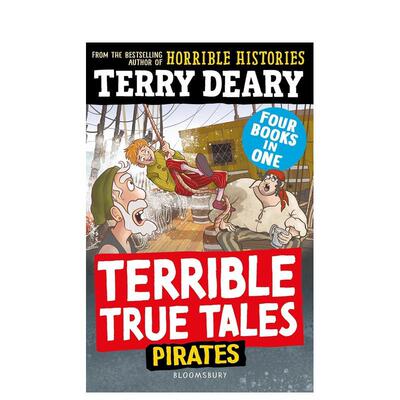 【预售】(预计8月出版)【糟糕又真实的故事】海盗 【Terrible True Tales】Pirates 原版英文儿童桥梁书 历史科普初章书 善本图书