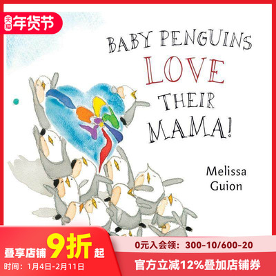 【预售】英文原版 Baby Penguins Love Their Mama 企鹅宝宝很爱护