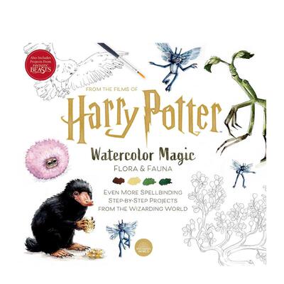 【现货】哈利波特水彩魔法： 动植物 Harry Potter: Watercolor Ma