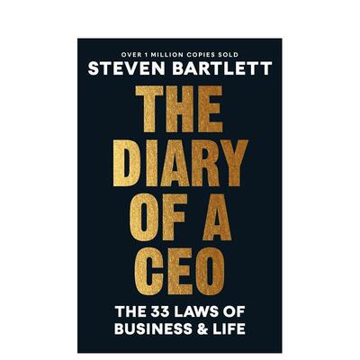 【预售】CEO日记：33条商业和人生法则 The Diary of a CEO: The 33 Laws of Business and Life 原版英文商业行销