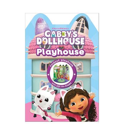 【预售】加布娃娃屋游戏屋 Gabby's Dollhouse Playhouse 原版英文儿童趣味 善本图书