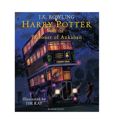 【现货】哈利·波特与阿兹卡班的囚徒:彩绘版 Harry Potter and the Prisoner of Azkaban 原版英文青少年读物