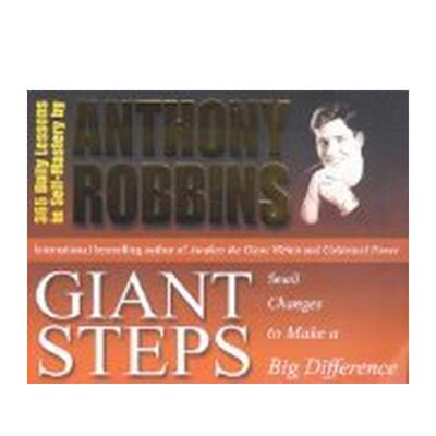 【预售】吸引力法则大师Tony Robbins 大步向前 Giant Steps 原版英文商业行销 善本图书