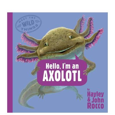 【预售】【遇见野趣】美西螈 【Meet the Wild Things】Hello， I'm an Axolotl 原版英文儿童绘本