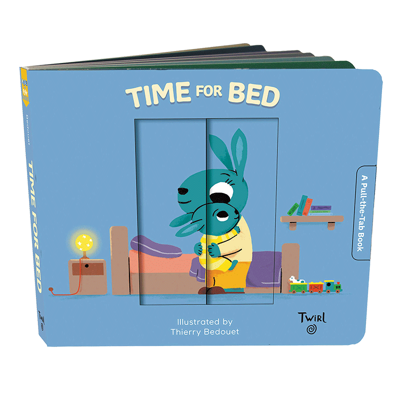 【现货】【拉玩书】【Pull and Play】Time for Bed 该睡觉了 英文原版儿童互动童书